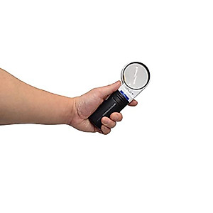 ESCHENBACH 1511-5 Handheld Loupe Mobilax LED 5X Magnification with LED Light