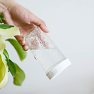 WUWEOT 40 Pack Wide Mouth Silicone Sealing Rings, 3.39In/86mm White Airtight Leak Proof Replacement Gaskets for Mason Jar Lids