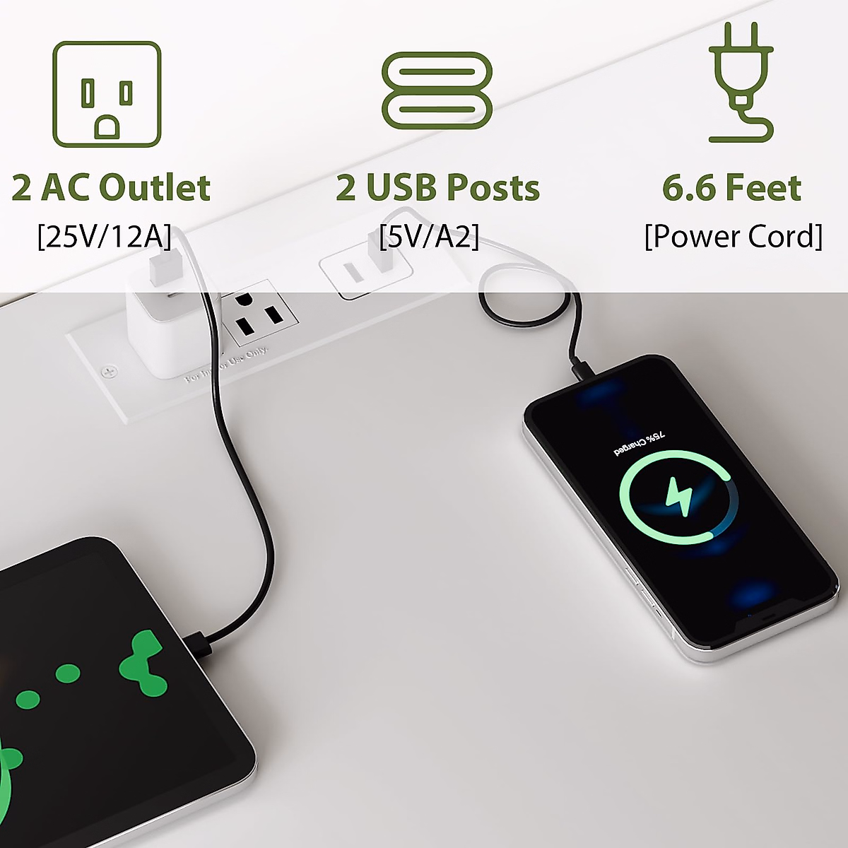 Harpaq White Dresser for Bedroom with 10 Drawers, Dresser with Charging Station, TV Stand Dresser with LED Light for 55" TV, Fabric Drawer Dresser with PU Finish, Dresser with Shelves for Closet