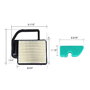 Dosens Compatible With 20 083 02-S 20 083 06-S Air Filter for 20 883 02-S1 20 883 06-S1 KH-20-883-06-S1 KH-20-883-02-S1 SV470-SV620 YTH20K46 YTH21K46 LTX1045 LTX1040 LTX1042 LX420 LX460