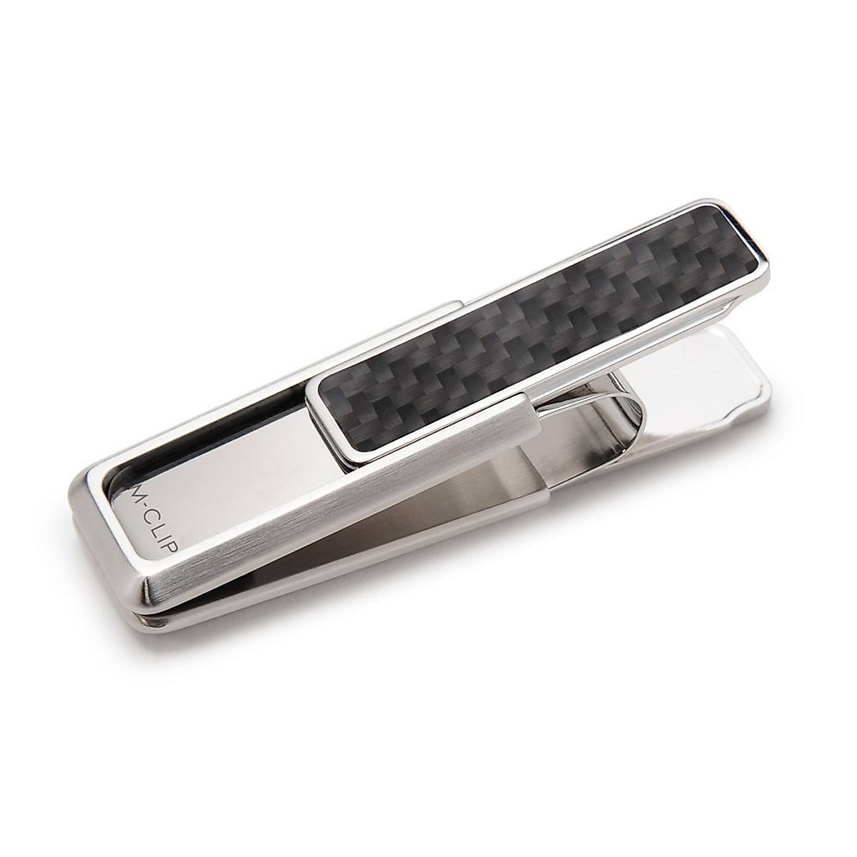M-Clip Carbon Fiber and Stainless Money Clip - Cash and Credit Card Holder - Minimalist Slim Wallet Alternative