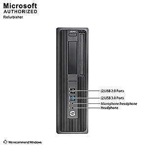 HP Z240 Small Form Factor Worksation, Intel Quad Core i5-6500 up to 3.6GHz, 16G DDR4, 512G SSD, WiFi, BT 4.0, DVD, Windows 10 Pro 64 Bit-Multi-Language Supports English/Spanish/French(Renewed)