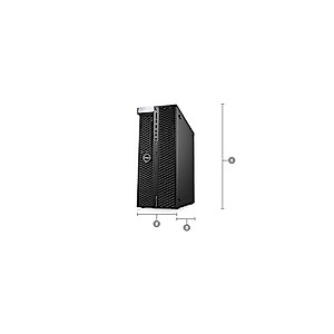 Dell Precision 7820 Workstation Desktop | Xeon Silver - 4208-1TB HDD Hard Drive - 32GB RAM - AMD Radeon PRO WX 2100 | 8 cores @ 3.2 GHz - 2GB GDDR5 Win 10 Pro Black