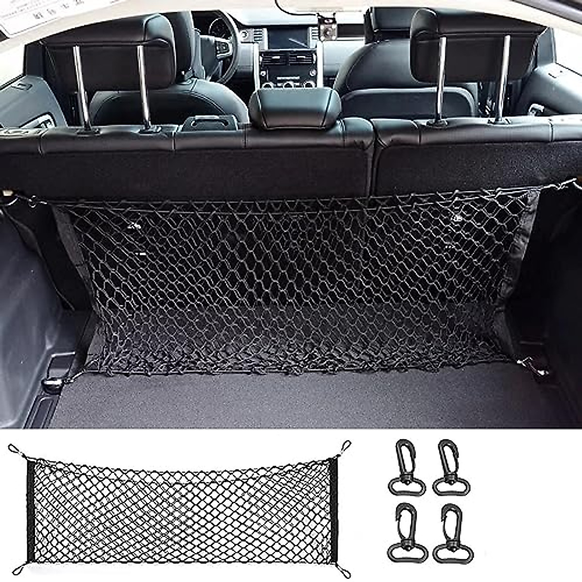 Car Trunk Luggage Storage Cargo Organizer Elastic Mesh Net Styling Accessories, for Volvo S60 S90 V60 V90 XC60 XC90 Accessories