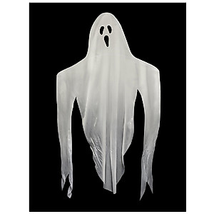 Forum Novelties Set of 2 7ft Fabric Ghosts Halloween Hanging Decoration for Parties (2)