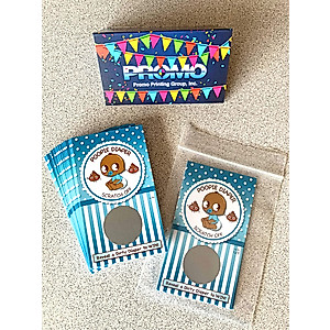 Poopie Diaper Boys Baby Shower Scratch Off Cards 1 - (30 Cards) - Baby Shower Game Scratch Off Tickets - Baby Shower Raffle Tickets - Baby Shower Door Prize - Scratch & Win for Boys Baby Shower