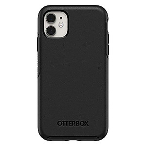 OtterBox iPhone 11 (Non-retail/Ships in Polybag) Symmetry Series Case - Non-retail/Ships in Polybag - BLACK, ultra-sleek, wireless charging compatible, raised edges protect camera & screen