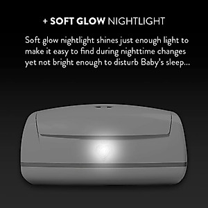 Prince Lionheart Premium Wipes Warmer, Nursery Essential, Includes the everFRESH Pillow System That Prevents Dry Out, Integrated Night Light for Night Time Changes