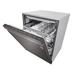 LG LDP6810BD 24" Top Ctrl Dishwasher 44 dBA 3rd Rack TrueSteam ThinQ