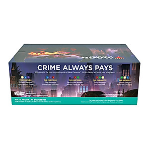 Magic: The Gathering Streets of New Capenna Draft Booster Box | 36 Packs + 1 Box Topper (541 Magic Cards)