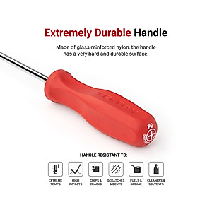 TEKTON Hard Handle Screwdriver Set, 16-Piece (#0-#3, 1/8-5/16 in.) | DRV44002 | Made in USA