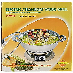 The Original Shabu Shabu Hot Pot w/BBQ Grill by City ST