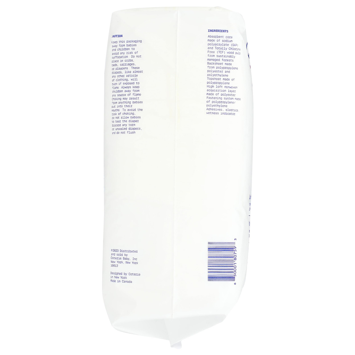 Coterie Size 4 Diapers, 25 CT