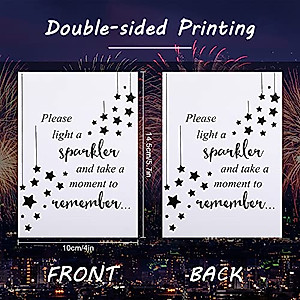 50 Pieces Life Memorial Cards Memory Cards Celebration Memorial Funeral Cards Double-Sided Decoration Card for Birthday, Anniversary, Funeral, Celebration of Life, 5.7 x 3.9 Inch, Cards Only (White)