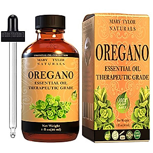 Oregano Essential Oil (1 oz), Premium Therapeutic Grade, 100% Pure and Natural, Perfect for Aromatherapy, and Much More by Mary Tylor Naturals