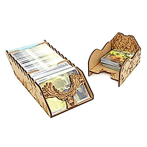 TowerRex Storage Organizer for Everdell and Expansions - Storage for Everdell - Organizer Kit Token Box Card Insert