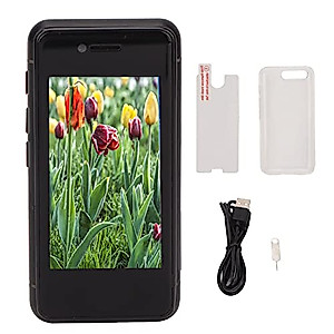 1GB 8GB Smartphone, Mini Cellphone WiFi 5MP Rear Camera 3G for Children (Black)