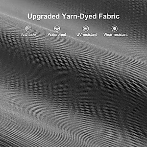 PURPLE LEAF 10' x 13' Outdoor Retractable Pergola with Sun Shade Canopy Patio Metal Shelter for Garden Porch Beach Pavilion Wood Grain Frame Gazebo Modern Yard Grill Pergola, Grey