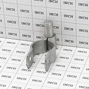 Pressed Steel Chain Link Fence Post Hinge w/Bolt - (2 Pack) (1-3/8" x 5/8")