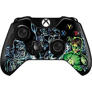 Skinit Decal Gaming Skin Compatible with Xbox One Controller - Officially Licensed Warner Bros Green Lantern and Villains Design