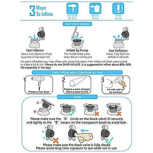 Jasonwell Inflatable Diamond Ring Pool Float - Engagement Ring Bachelorette Party Float Stagette Decorations Swimming Tube Floaty Outdoor Water Lounge Floats for Adults