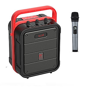 Shinco Bluetooth PA System with Wireless Microphone, FM Radio and Remote Control, Great for Home, Party, Travel, Church