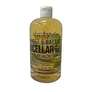 Urban Hydration Aloe Vera Leaf Micellar Water | Natural Cleanser and Moisturizer, Paraben and Sulfate Free, Anti-Aging, For All Skin Types | Leaves Skin Feeling Soft and Moisturized, 16.9 Ounce