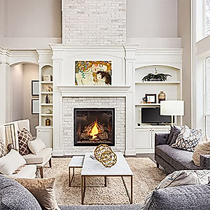 A&T ARTWORK The Three Ages of Woman Detail 1905 Canvas Art Print by Gustav Klimt The World Classic Art Reproductions, Giclee Canvas Prints Wall Art for Home Decor, 30x20 inches