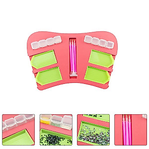 10pcs Craft Rhinestone Diamond Tool Holder Organizer Drills DIY Accessories Full Art Tray Painting Storage Drill