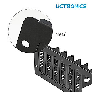 UCTRONICS 19 inch 3U Rack Mount for Raspberry Pi 4, with 8 Mounting Plates, Extendable to Support 12 Units of All Pi B/B+ Models