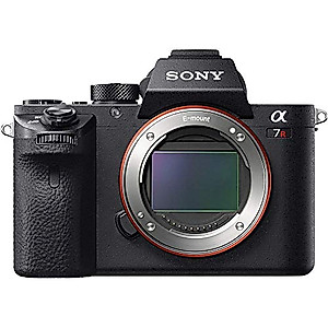 Sony Alpha a7R II Mirrorless Digital Camera (Body Only) (ILCE7RM2/B) + 2 x 64GB Memory Card + Corel Photo Software + Case + 3 x NPF-W50 Battery + Card Reader + LED Light + More (Renewed)
