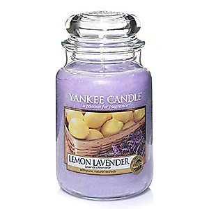Yankee Candle 1073481EZ Large Jar Candle Lemon Lavender & Large Jar Candle Lilac Blossoms