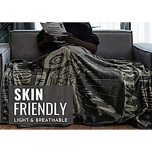 InnoBeta Motorcycle Gifts for Men, Throw Blanket for Motorbike Lover Biker Rider, Father's Day, Christmas, Birthday - I Don't Snore I Dream I'm A Motorcycle