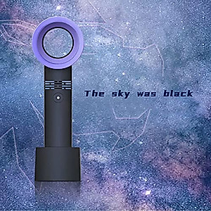 RNSUNH Mini Portable Fan Bladeless Handheld Fan for Eyelash Extension Quiet Portable Rechargeable Handheld Lash Fan with 3 Speeds Air Conditioning Blower for Essential Eyelash Extension Supplies