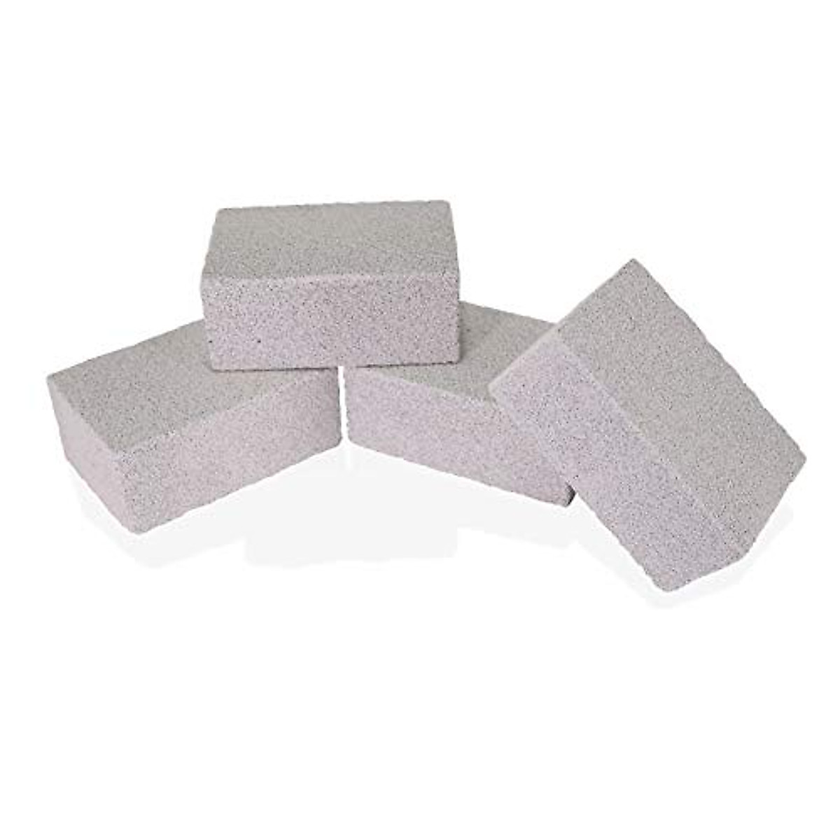 Tamwell 4 Grill Griddle Pumice Stone Cleaning Bricks Complete with Handle Suitable for BBQ, Kitchen and Household Cleaning