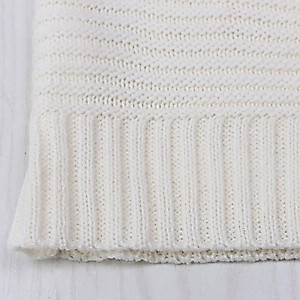 shermie Women's V Shap Colorblock Sweaters Long Sleeve Crew Neck Loose Casual Knitted Pullover Large Grey