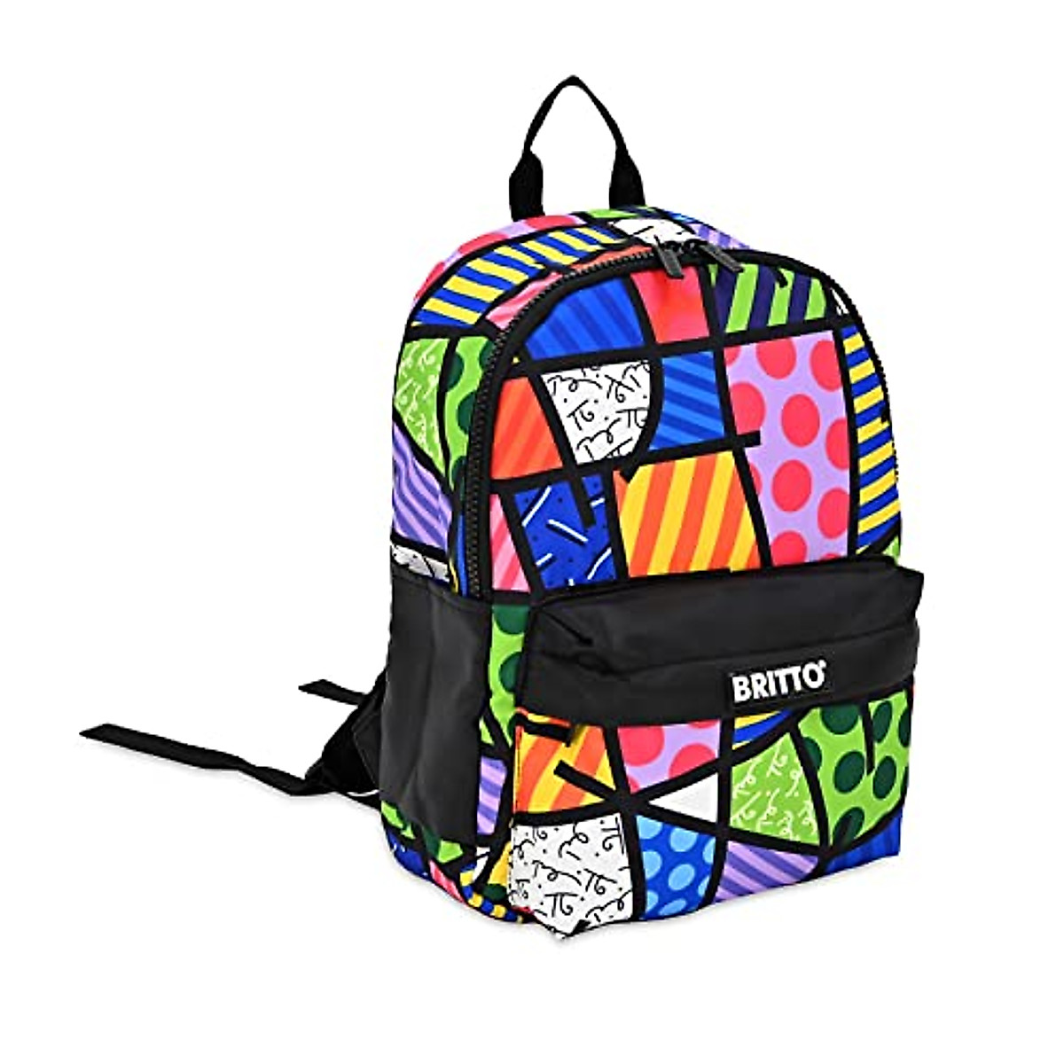 BRITTO Romero 15" Polyester Twill Backpack, Colorful Landscape