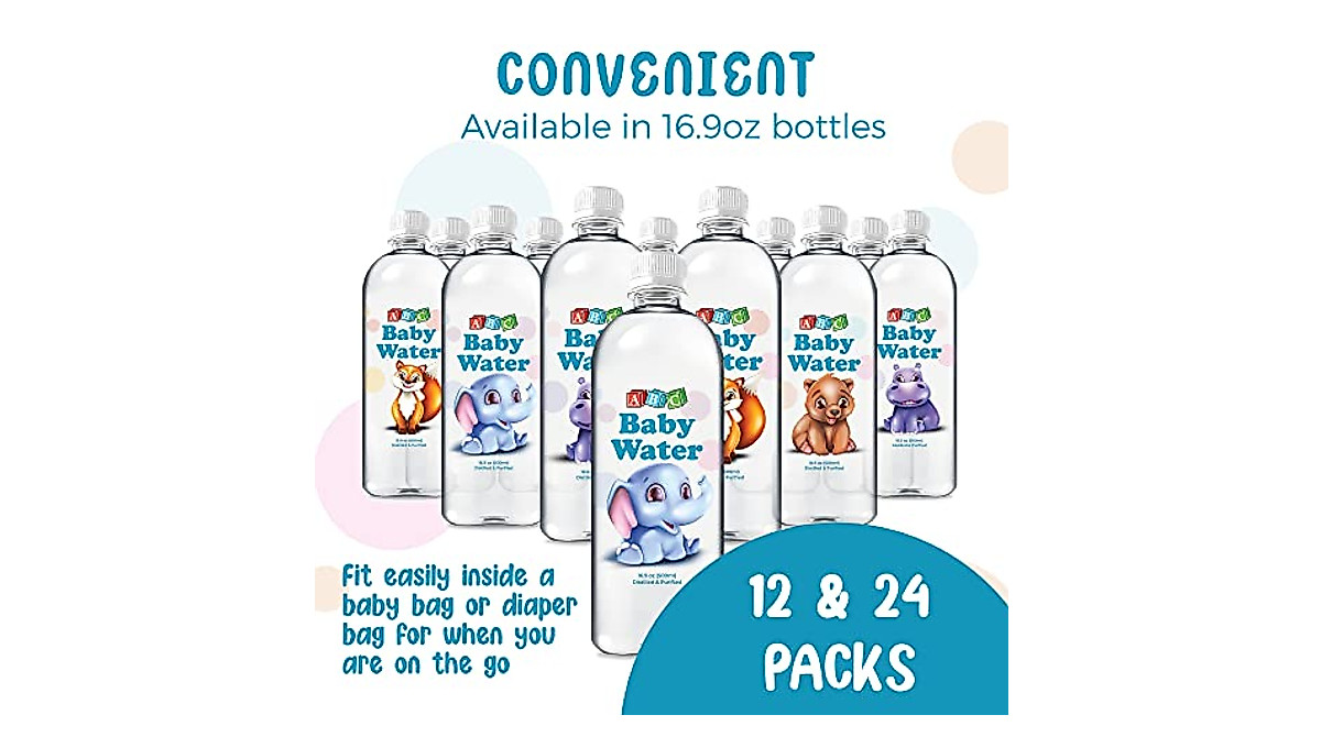 ABC Baby Water: Pure Distilled Water for Infant Formula & More