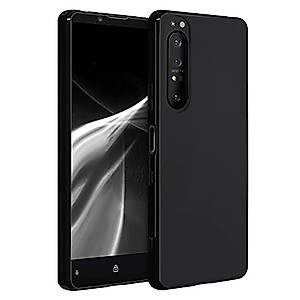 kwmobile Case Compatible with Sony Xperia 1 III Case - Soft Slim Protective TPU Silicone Cover - Black