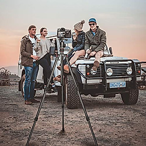 Neewer Carbon Fiber 66 inches/168 centimeters Camera Tripod Monopod with 360 Degree Ball Head,1/4 inch Quick Shoe Plate,Bag for DSLR Camera,Video Camcorder,Load up to 26.5 pounds/12 kilograms