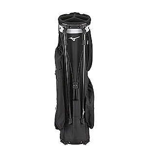 Mizuno BR-D4 6-WAY Stand Bag, White-Black