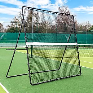 Tennis Rebound Net Trainer (9' x 7') - New and Improved 2017 Model [Net World Sports]