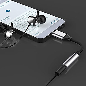 Apple MFi Certified 2 Pack iPhone 3.5mm Headphones Adapter, Lightning to 3.5 mm Headphone/Earphone Jack Converter Audio Aux Adapter Dongle Compatible with iPhone 14 13 12 11 Pro XR XS Max X 8 7