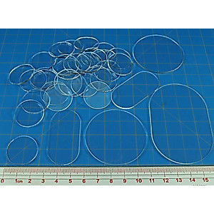 LITKO Clear Base Upgrade Set, Compatible with Star Wars: Imperial Assault, 1.5mm Acrylic (36)