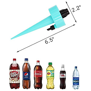 Kingwora Plant Self Watering Devices - 9 Pack Automatic Irrigation Equipment Plant Water with Slow Release Control Valve, Adjustable Water Volume Drip System for Home and Vacation Plant Watering