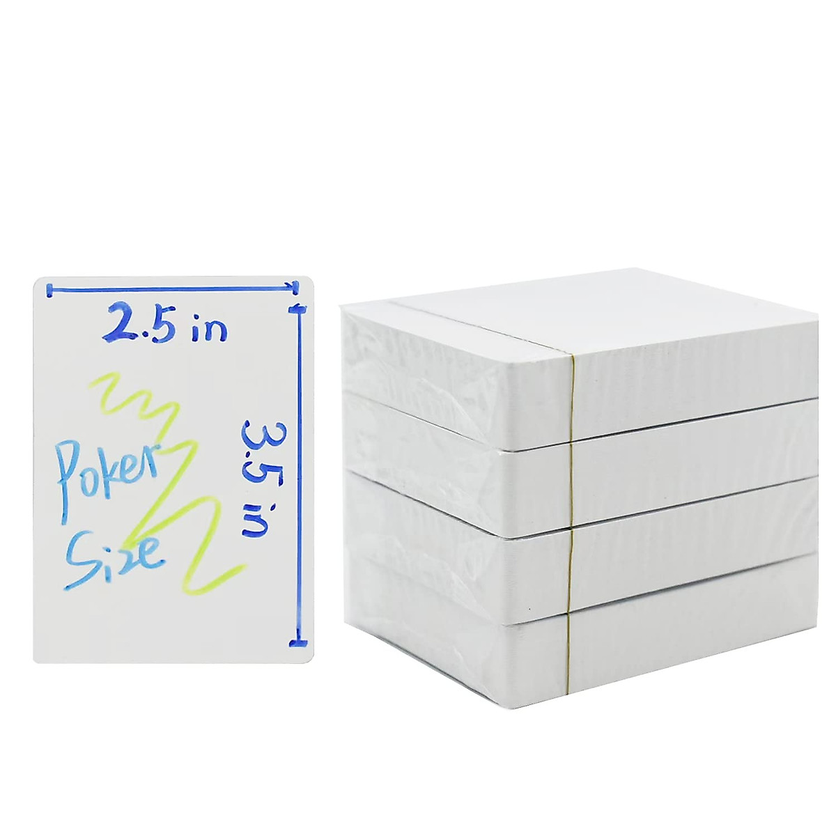 Yuanhe Blank Playing Cards to Write on Poker Size 216PCS Printable Flash Cards for DIY Games