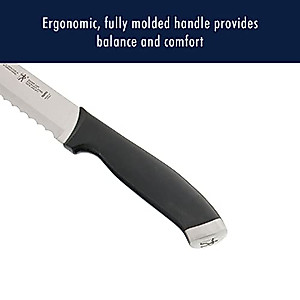 HENCKELS Silvercap Razor-Sharp 14-Piece Knife Set, Chef Knife, Paring Knife, Utility Knife, Bread Knife, Steak Knife, German Engineered Informed by 100+ Years of Mastery