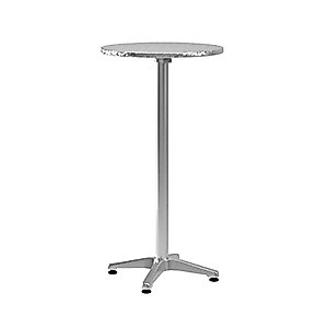 Flash Furniture 23.25" Round Aluminum Indoor-Outdoor Bar Height Table with Flip-Up Table