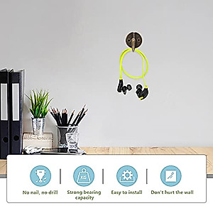 Angoily Wall Mount Clothes Rack 10pcs Bathroom Towel Hook Coat Hook Racks Alloy Clothes Hanger Classic Heavy Duty Wall Mounted Metal Hook Pothook for Garage Kitchen Door Wall Hanger Hooks