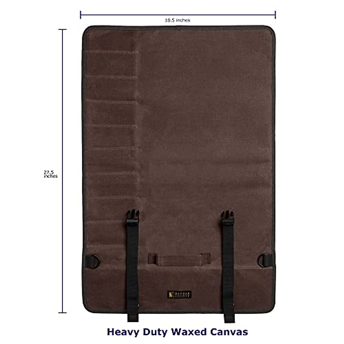 Baobab County Knife Roll Bag (Brown)